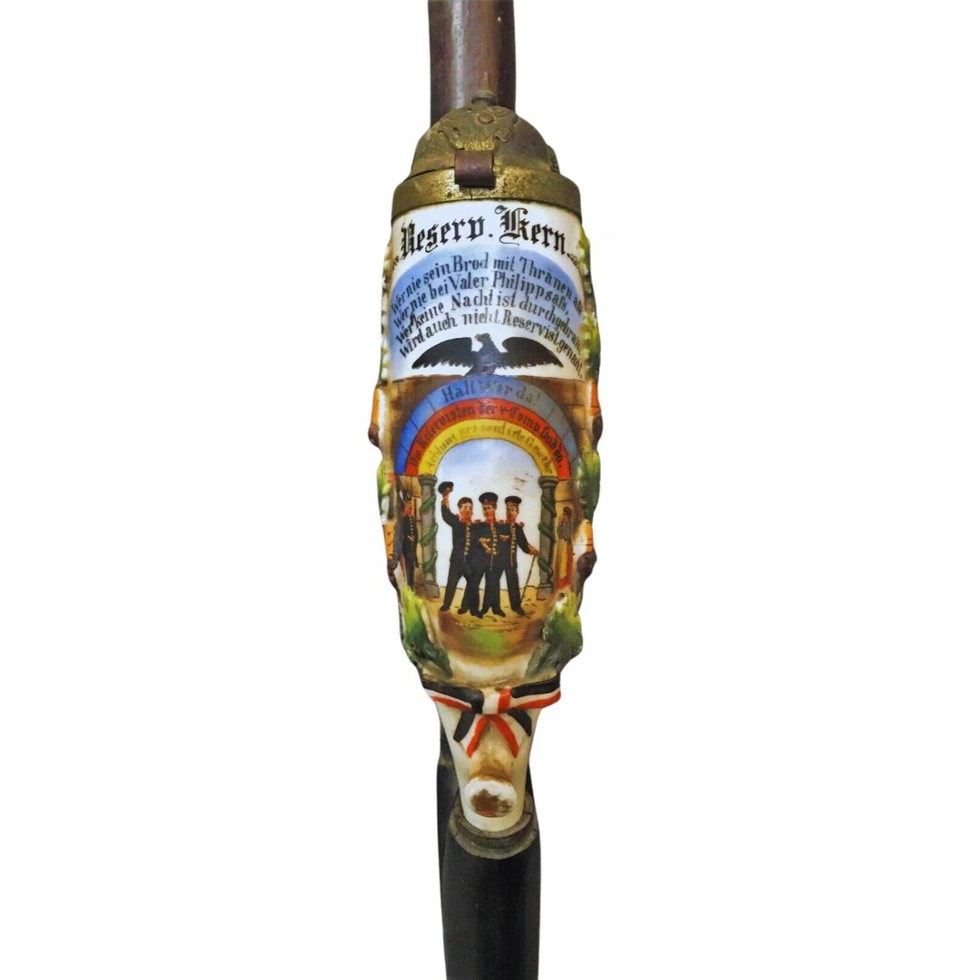 Pre WWI Imperial German Stummel Pipe, Regiment No. 99, Wilhrelm Imhoff ...