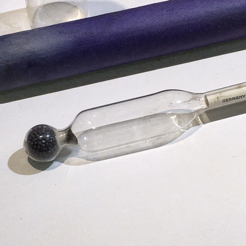 Complete Antique German Hydrometer Kit With Beaker and Wood Storage ...