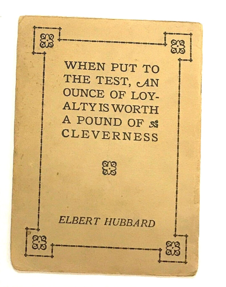 C. 1900 Original Roycroft Press Elbert Hubbard 5 Inspirational Booklets ...