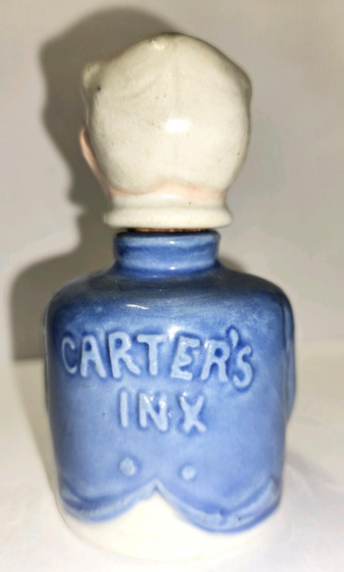 1914 German Porcelain Figural, Carter's Inx. Advertising "pa Carter ...