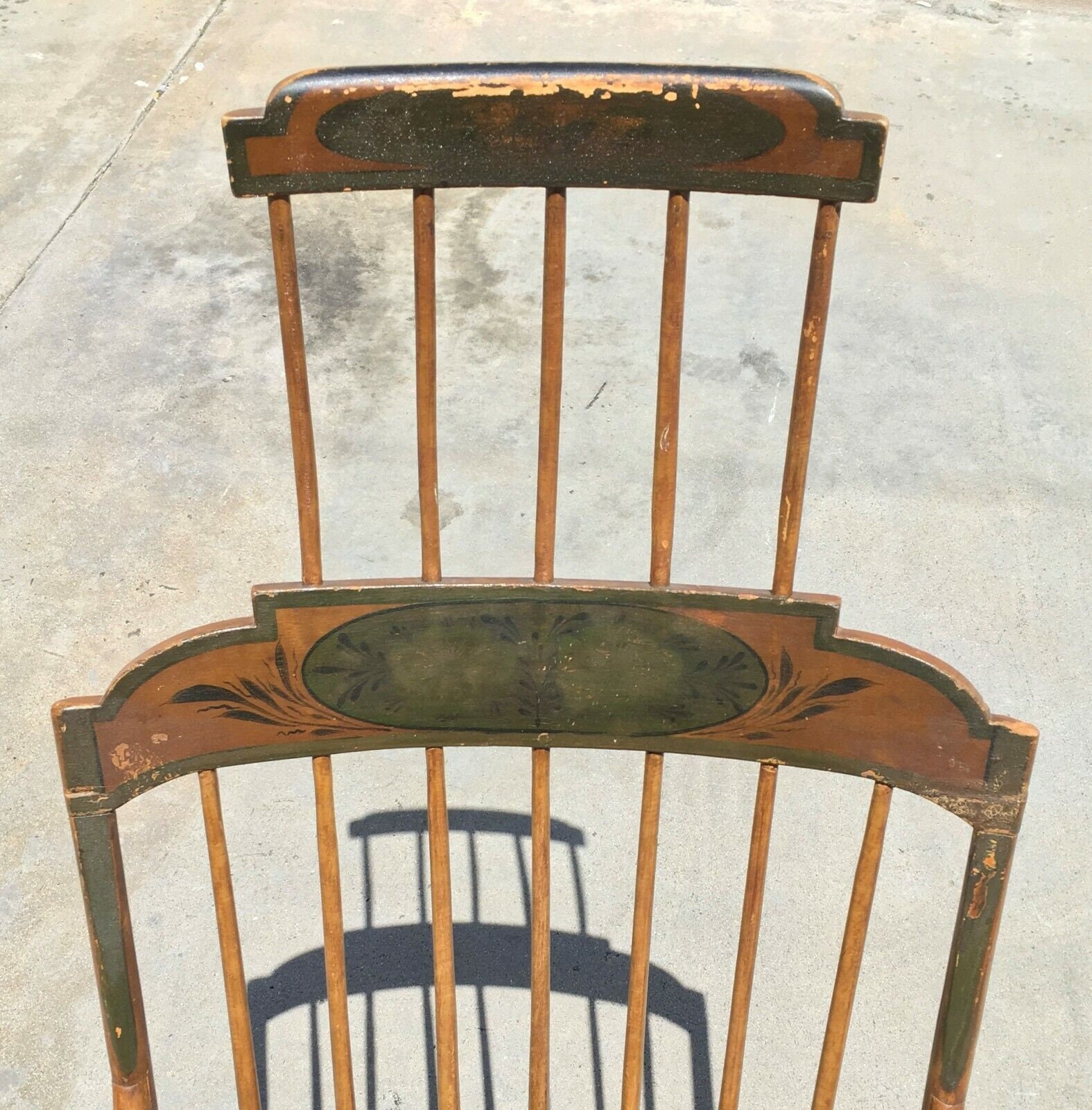C.1800's American Windsor Comb Back Rocking Chair in Original Paint - Etsy