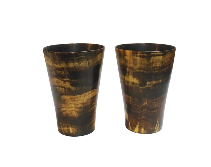 Vintage German Pewter Cups/goblets Hunting Cups Raised Relief With Deer ...