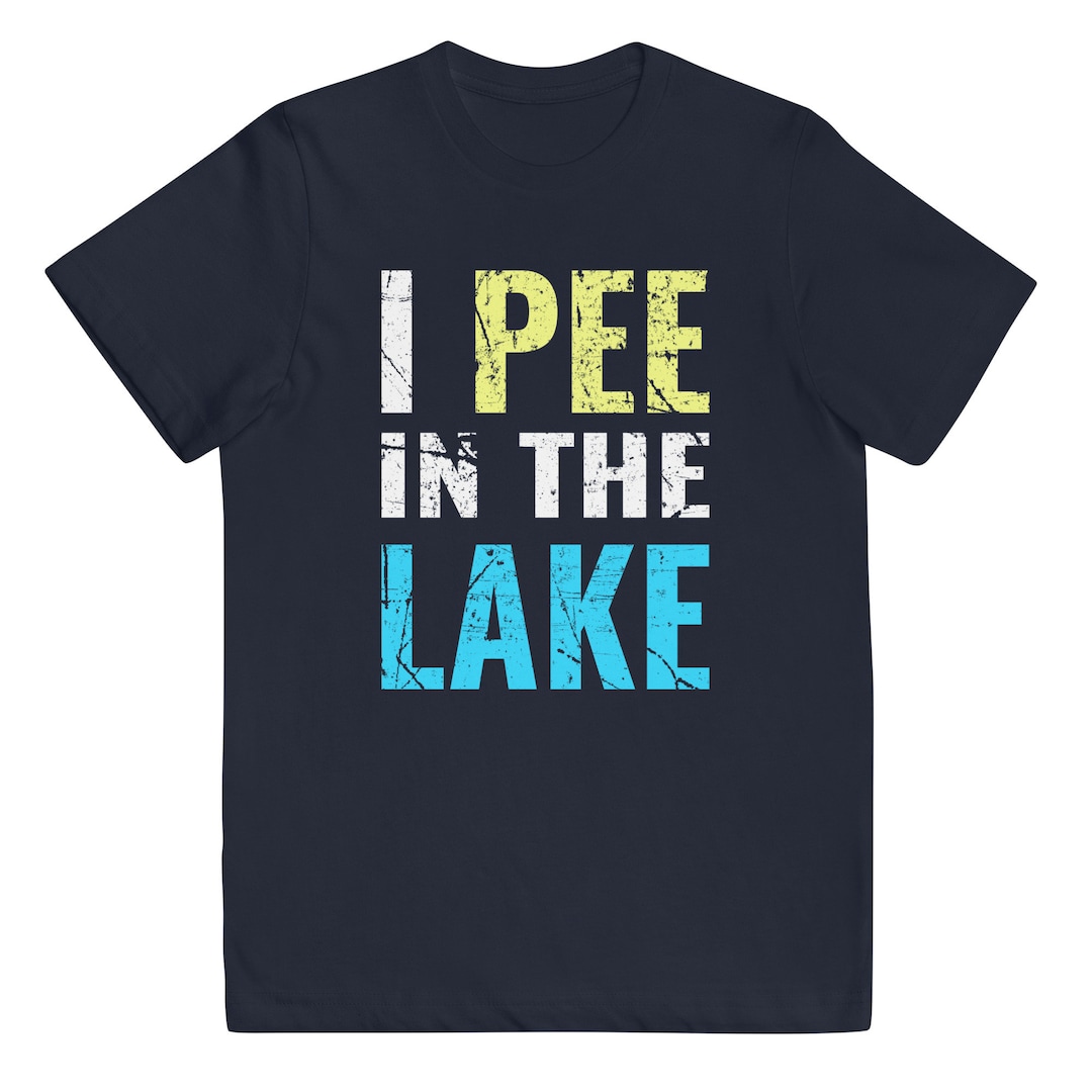 Kids I Pee in the Lake T-shirt - Etsy