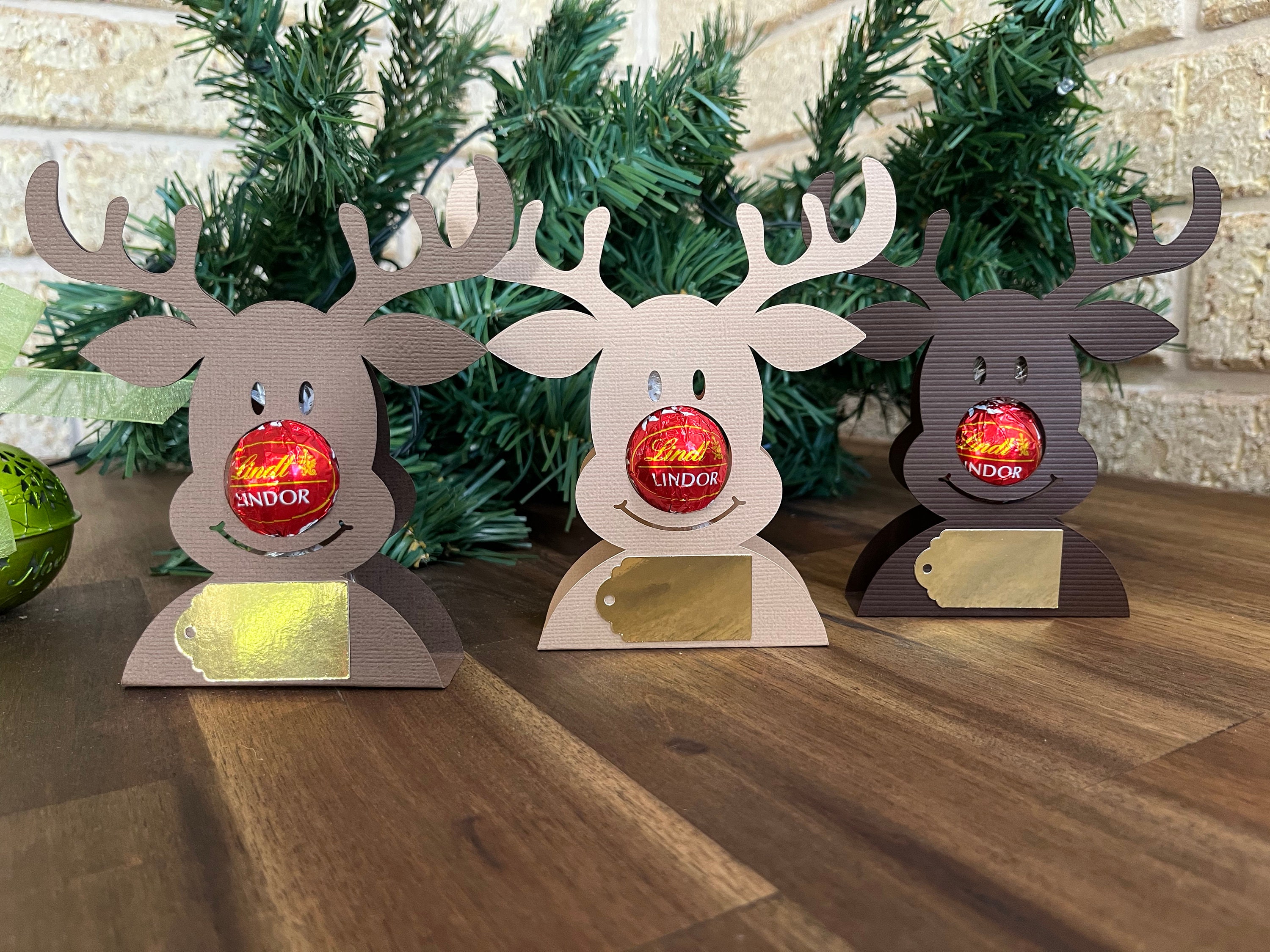 Rudolph Reindeer Lindt Chocolate SVG and PNG Cut File/instant Download ...