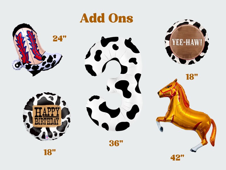 DIY Cowboy Western Balloon Garland Kit Western Birthday Party ...