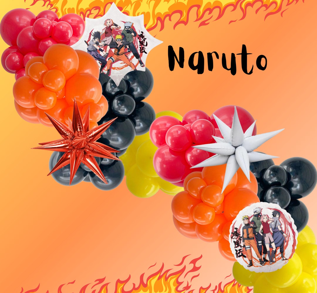 DIY Naruto Balloon Garland Birthday Party Decorations Balloons Arch - Etsy
