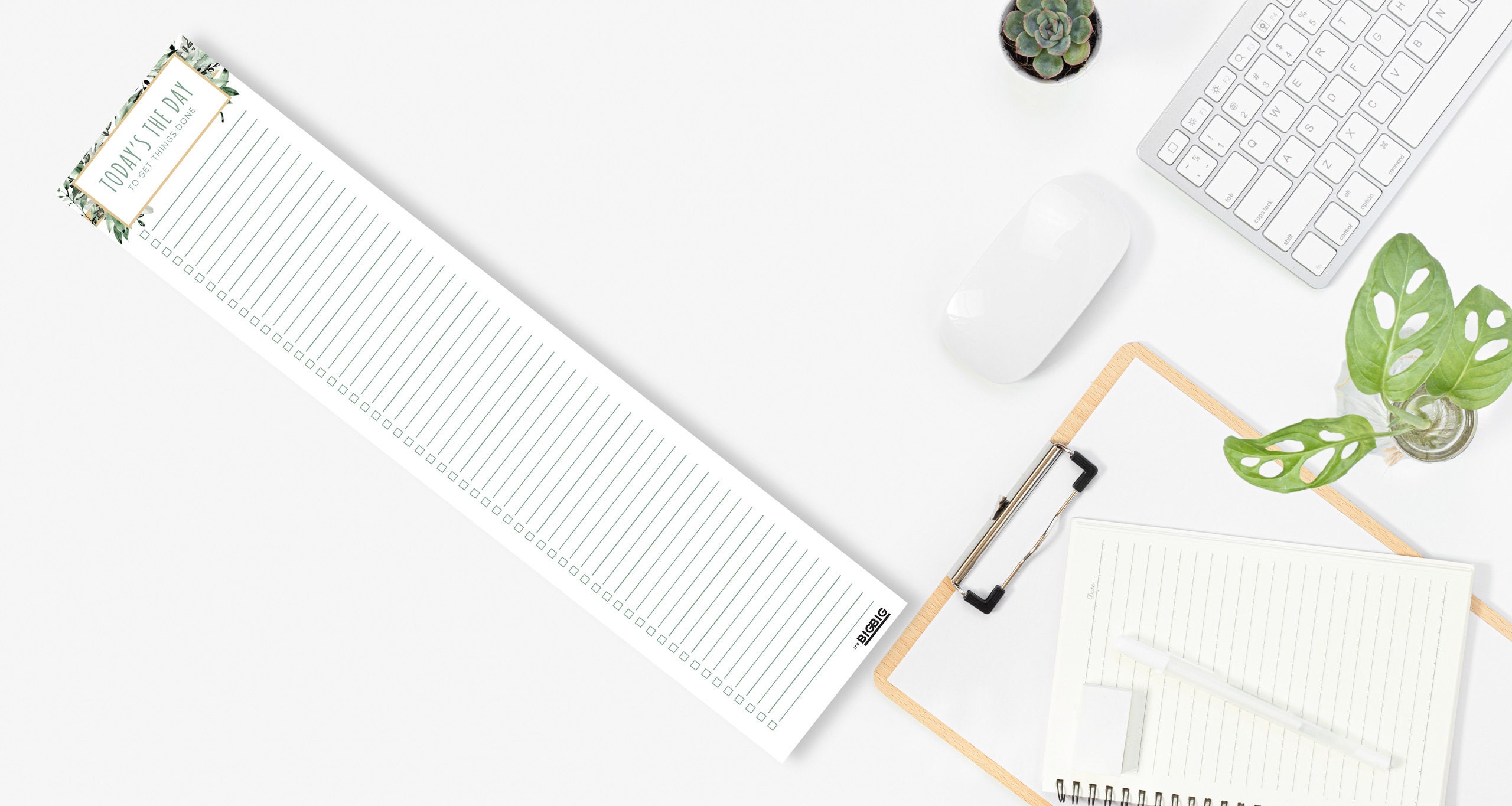 Bigbig Notepads Today's the Day Extra Large To-do List Extra Large ...