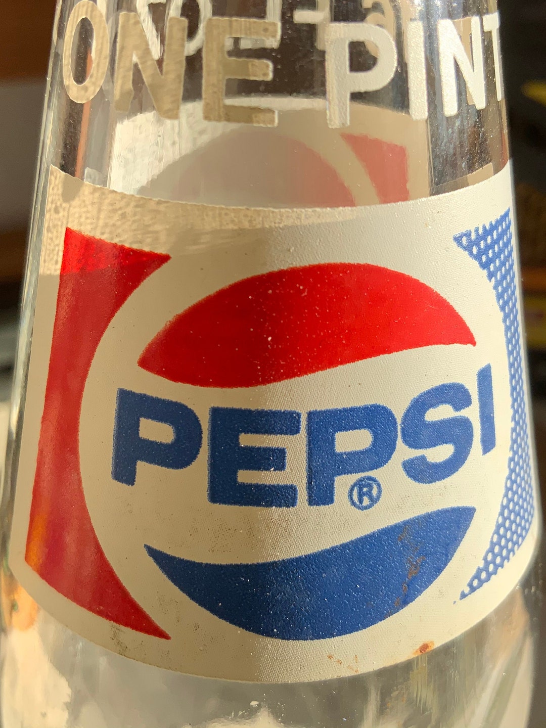 PEPSI-COLA Bottle Rare Vintage 1970’s - Etsy