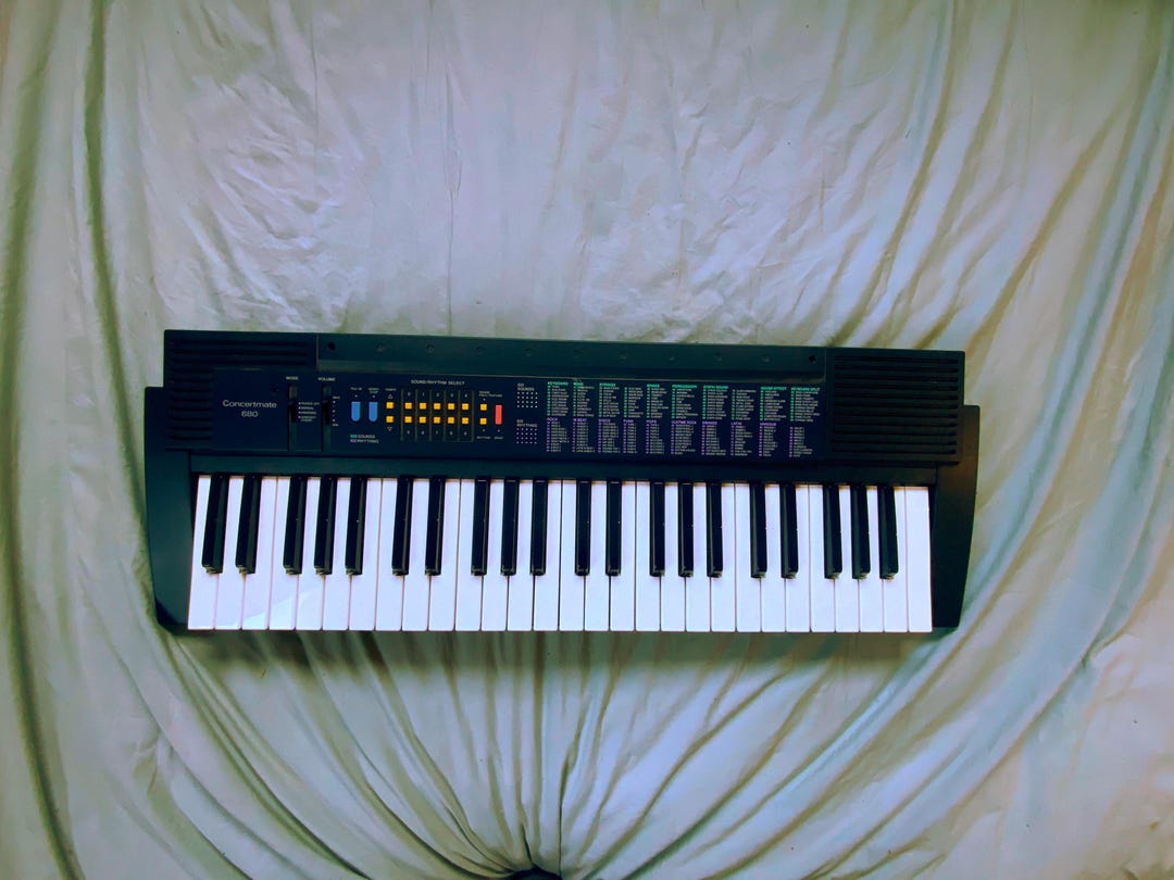 REALISTIC Concertmate 680 Keyboard Vintage 1980’s Radio Shack - Etsy