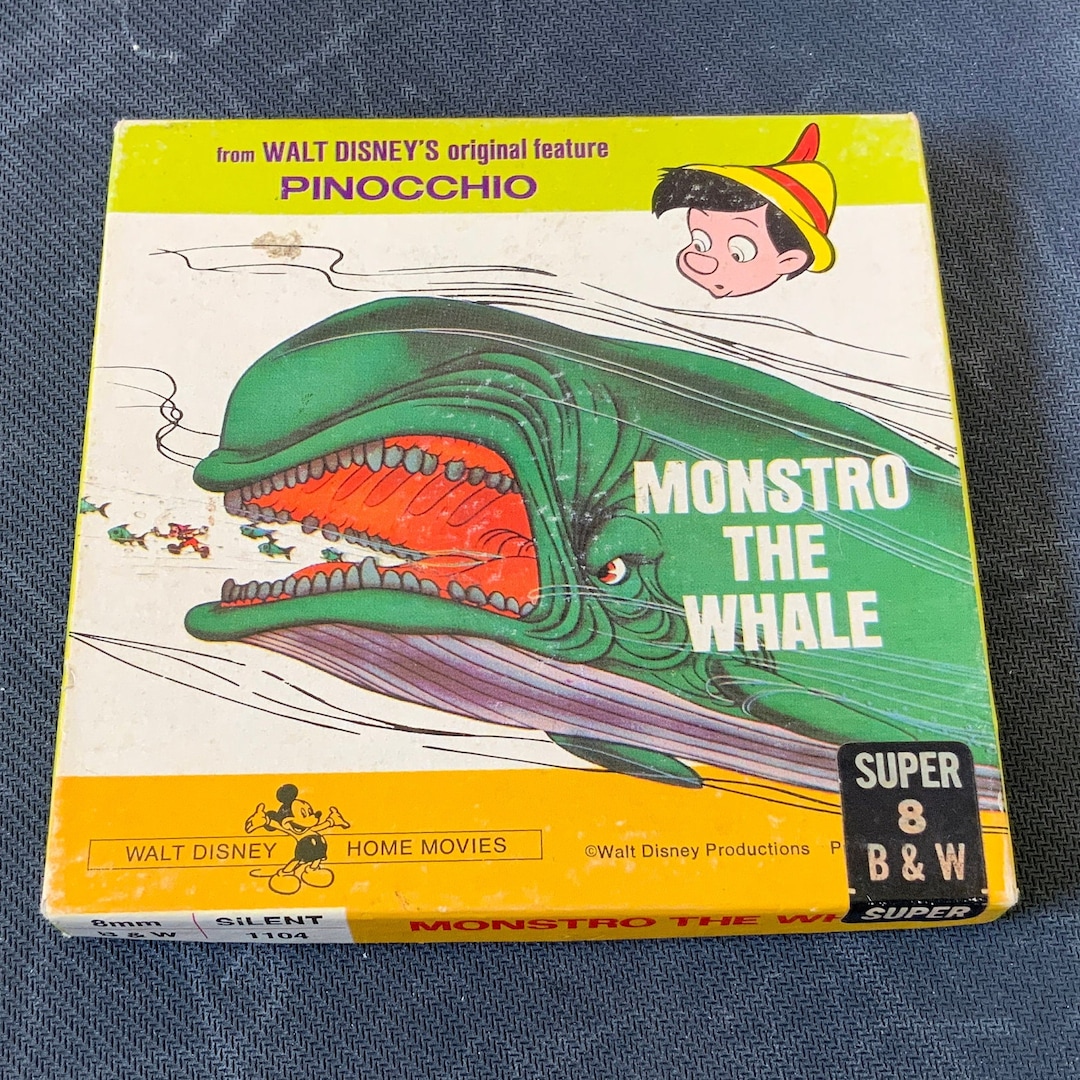 WALT DISNEY’S Pinocchio in Monstro the Whale, Super 8mm Film - Etsy