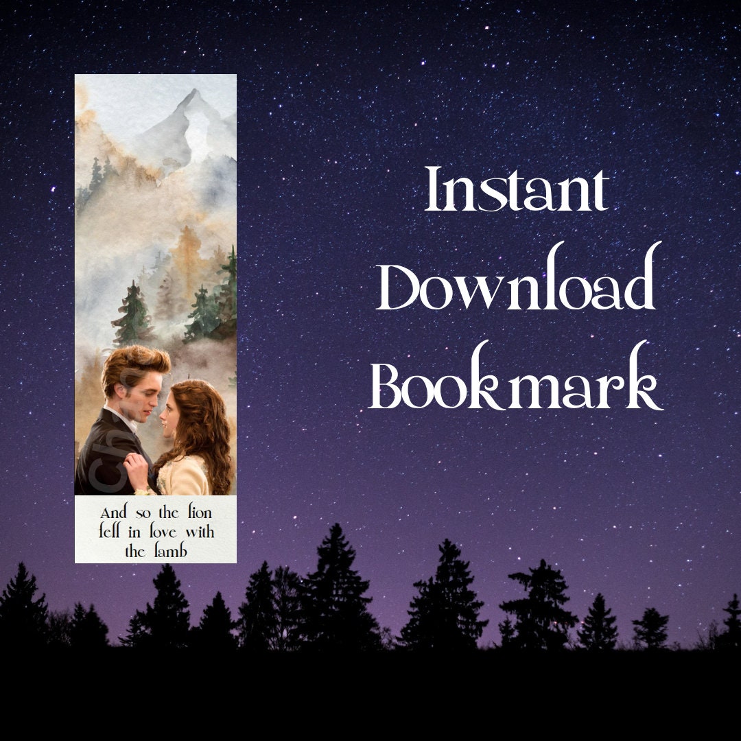 Twilight Bookmark Digital Download - Etsy