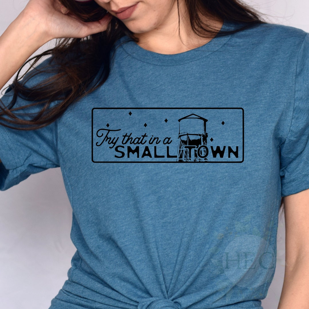 Small Town - Screen Print - Etsy