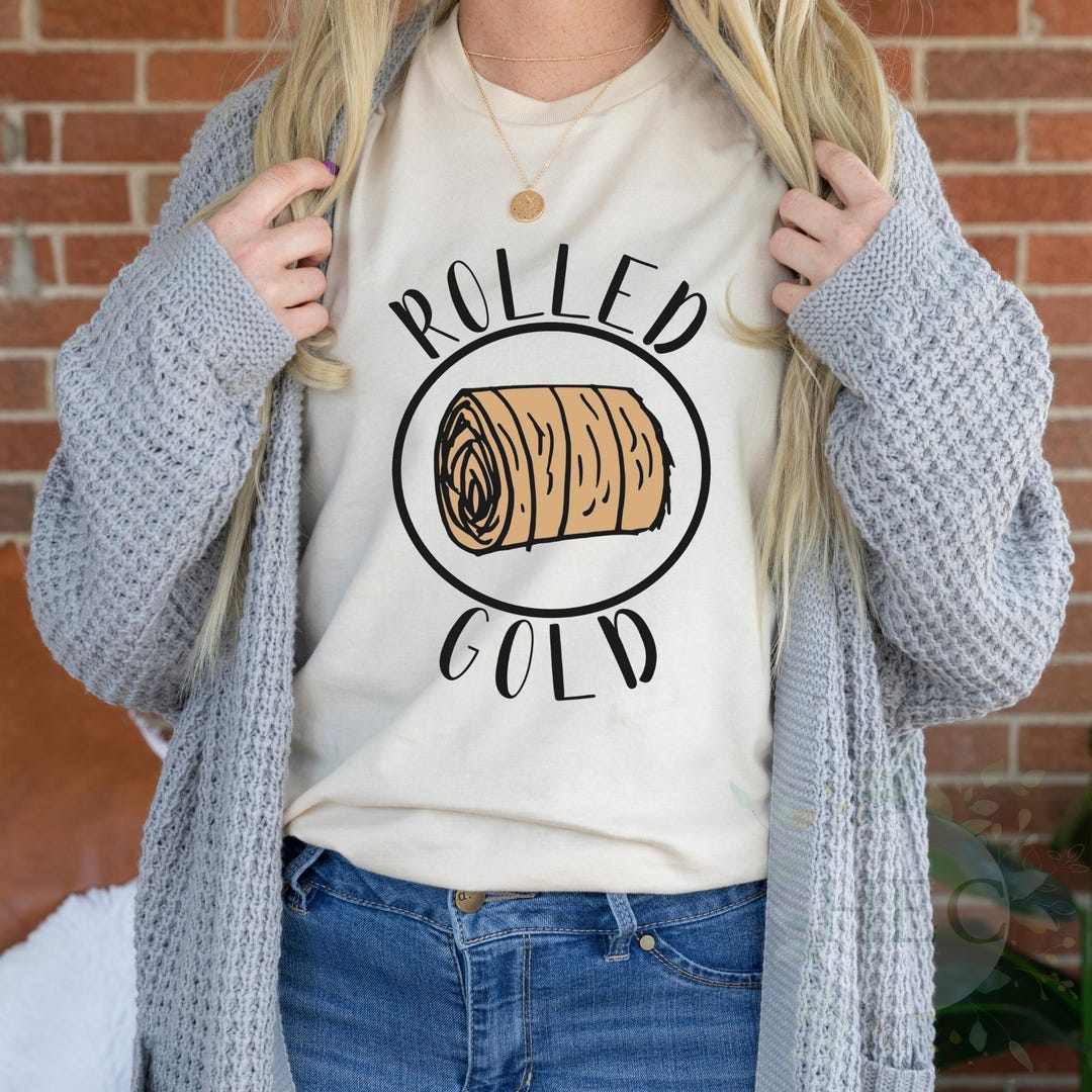 Rolled Gold - DTF Print - Etsy