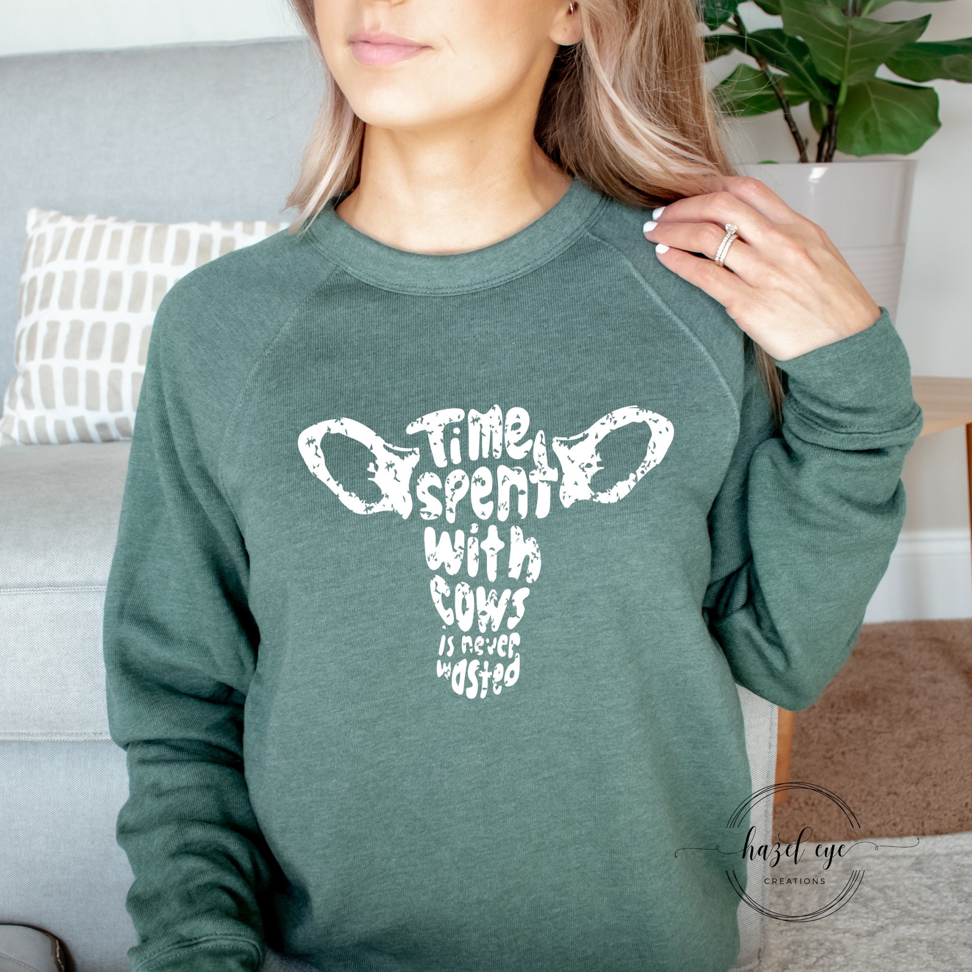 Time Spent With Cows Screen Print - Etsy