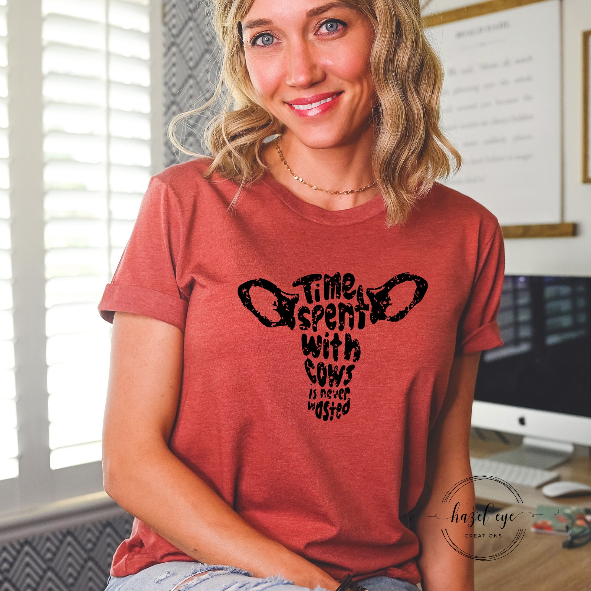 Time Spent With Cows Screen Print - Etsy