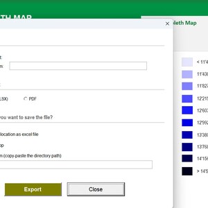 Denmark Choropleth Map Excel Template | Color-coded Map of Denmark for ...