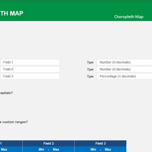 Denmark Choropleth Map Excel Template | Interactive Danish Spreadsheet ...
