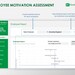 Employee Motivation Assessment Excel | Team & Workplace Survey Tool for ...
