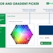 Color & Gradient Picker Excel Template | Plan Stunning Design Grid ...