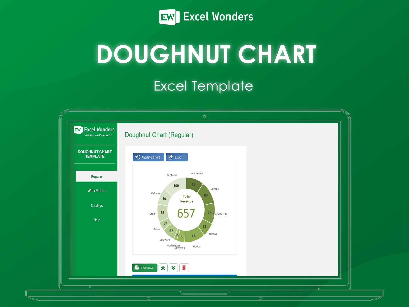 Doughnut Chart Excel Template | Visually Appealing Donut Charts ...