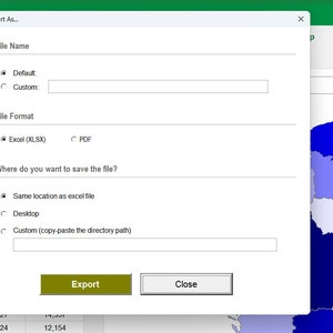 France Choropleth Map Excel Template | Data Visualization Tool for Map ...