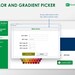 Color & Gradient Picker Excel Template Plan Stunning Design Grid, Color ...