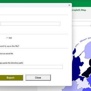 Netherlands Choropleth Map Excel Template | Interactive Color-coded Map ...