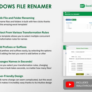 Excel File Renamer Template | Bulk File Rename Tool for Windows ...