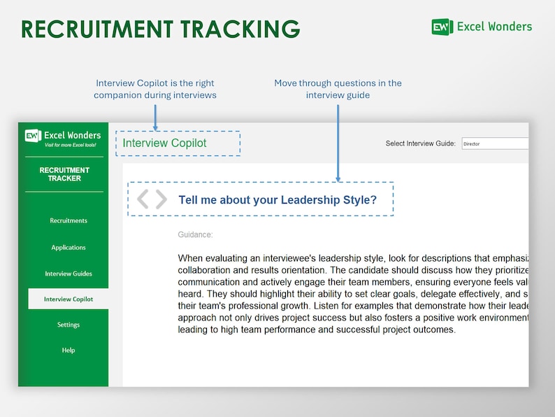 Recruitment Tracker Excel Template: Applicant Tracking & Interview ...