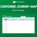 Customer Journey Map Excel Template | Customer Experience & Journey ...