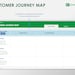 Customer Journey Map Excel Template | Marketing Strategy Tool for ...