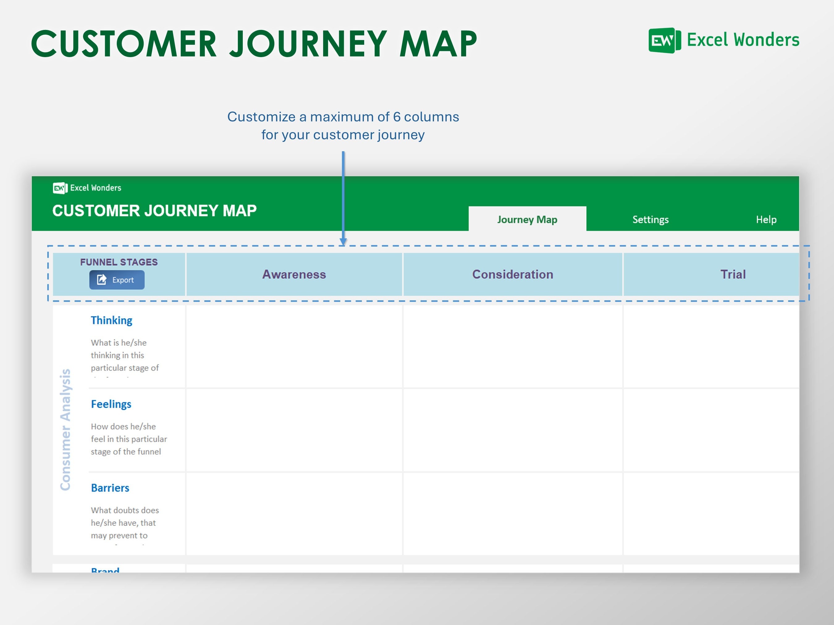 Customer Journey Map Excel Template | Customer Experience & Journey ... Customer Journey Map Excel Template | Customer Experience & Journey ...