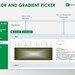 Color & Gradient Picker Excel Template | Plan Stunning Design Grid ...