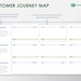 Customer Journey Map Excel Template | Marketing Strategy Tool for ...