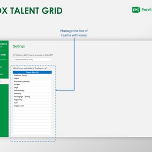 9 Box Talent Grid Excel Template | Talent Management & Succession ...