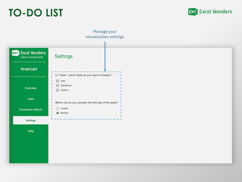 To-do List Excel Template | Organize Your Tasks, Boost Productivity ...