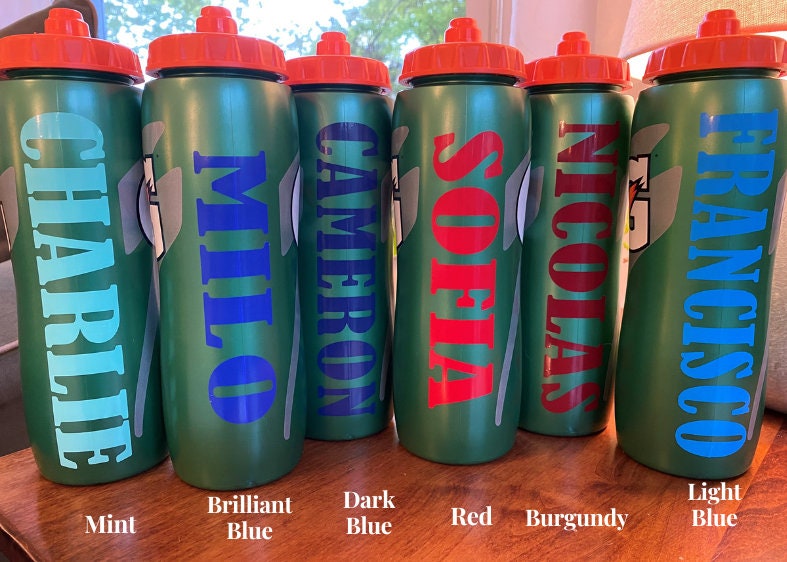 Personalized Gatorade Water Bottles With FREE Lid Label Stickers ...