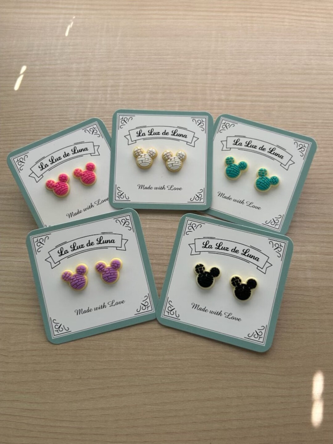 Mickey Mouse Concha Earrings - Etsy