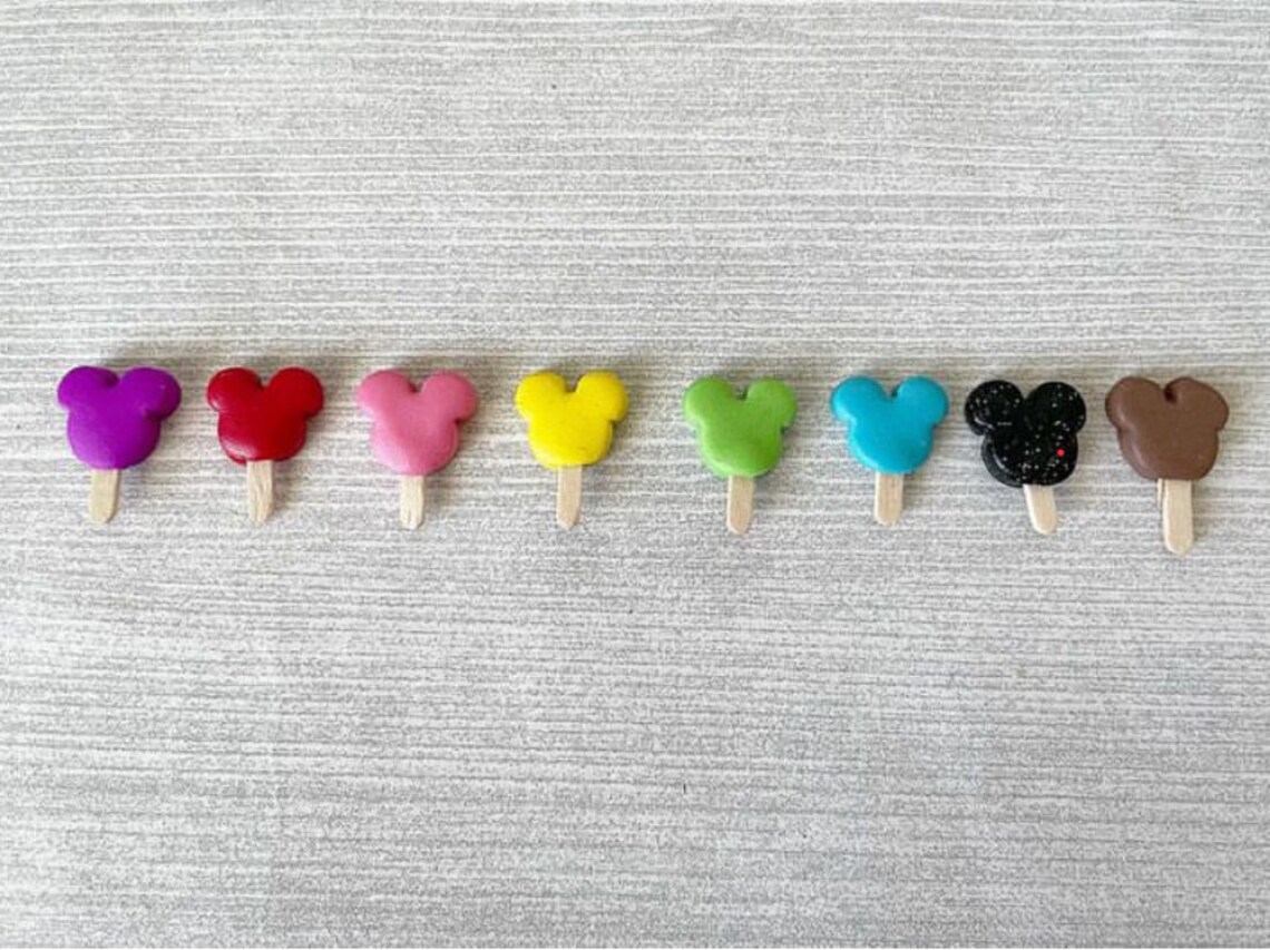 Mickey Mouse Popsicle Ice Cream Earrings - Etsy