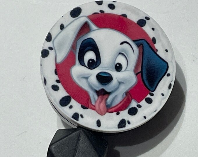 101 Dalmatians, Disney, Dog, Name Badge Reel, Custom ID Badge ...