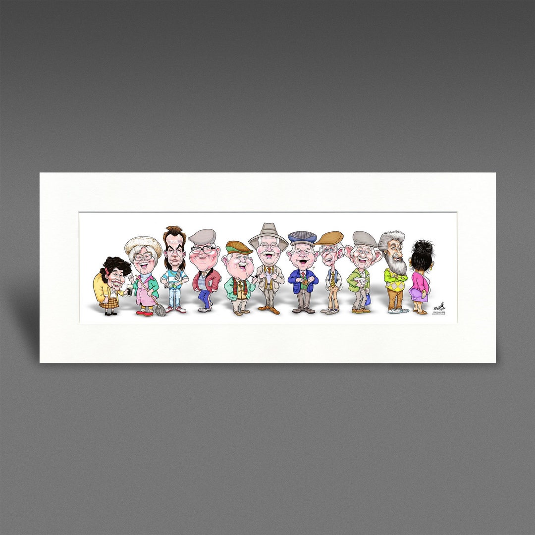 Auld Pals - Mounted Print - Etsy UK