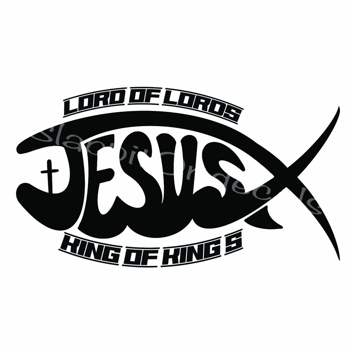 2 Pack Jesus Fish Sticker, Decal, Christian, Religious, God, Praying ...