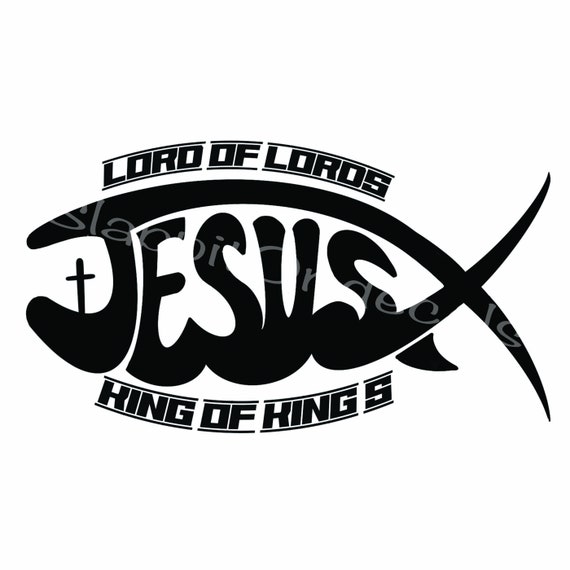 2 Pack Jesus Fish Sticker Decal Christian Religious God - Etsy