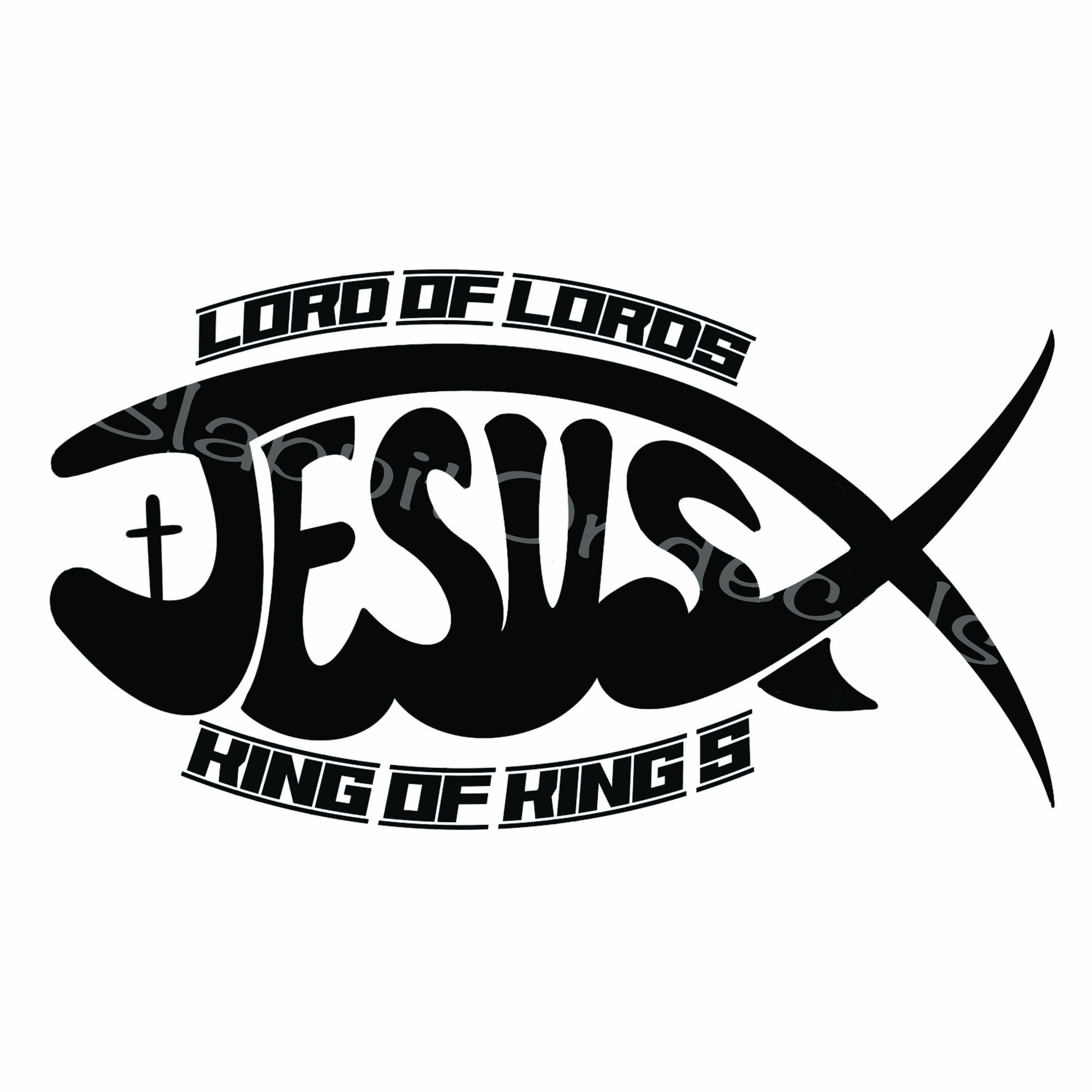 2 Pack Jesus Fish Sticker, Decal, Christian, Religious, God, Praying ...