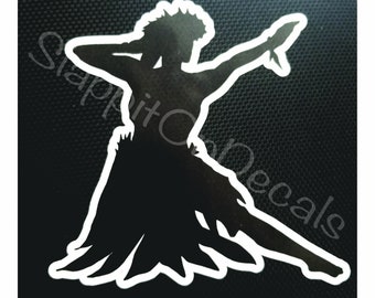 Hula Dancer Decal - Etsy