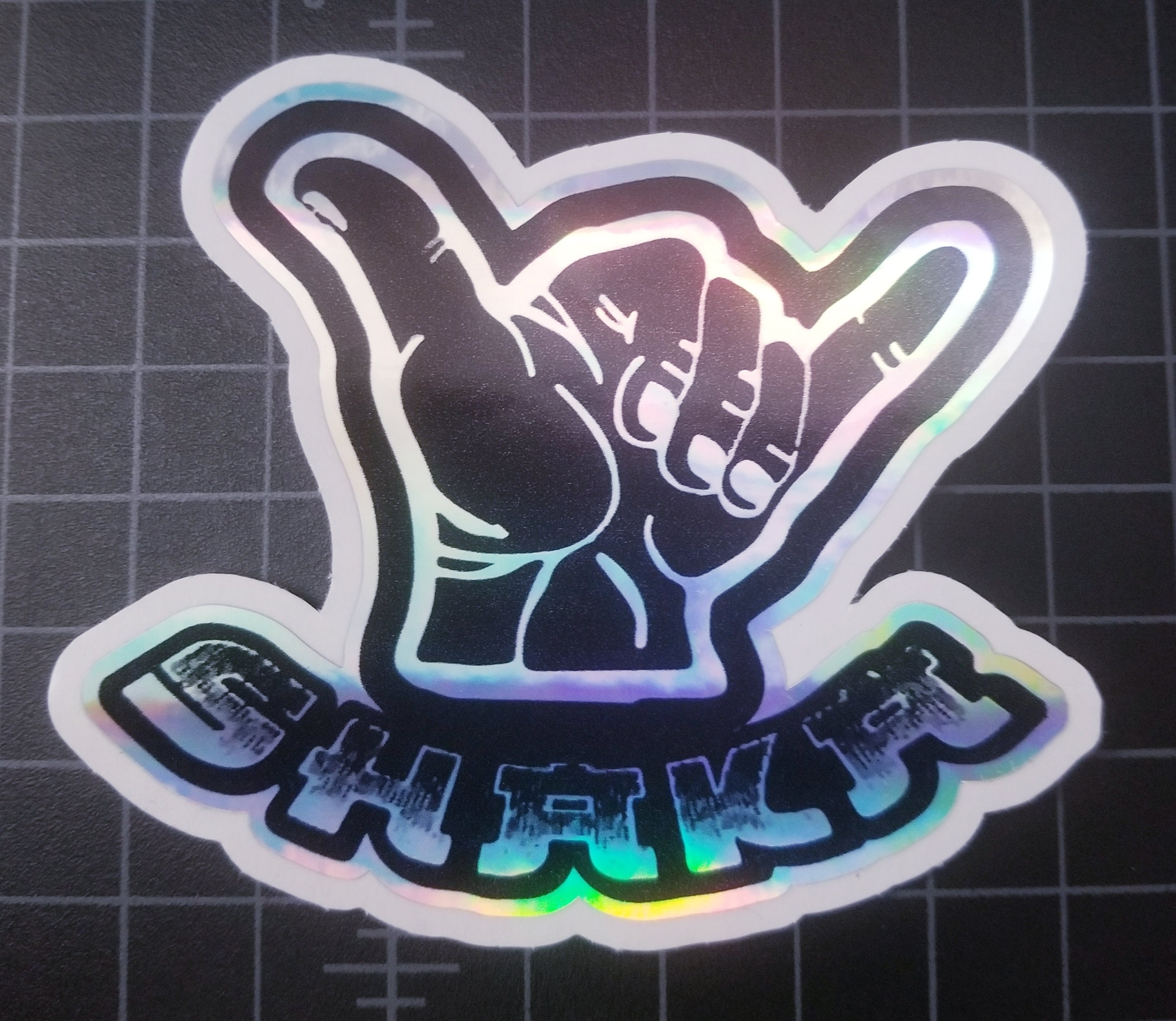 3 Pack Hawaii Shaka Sign Sticker Decal | Holographic Sticker, Decal ...