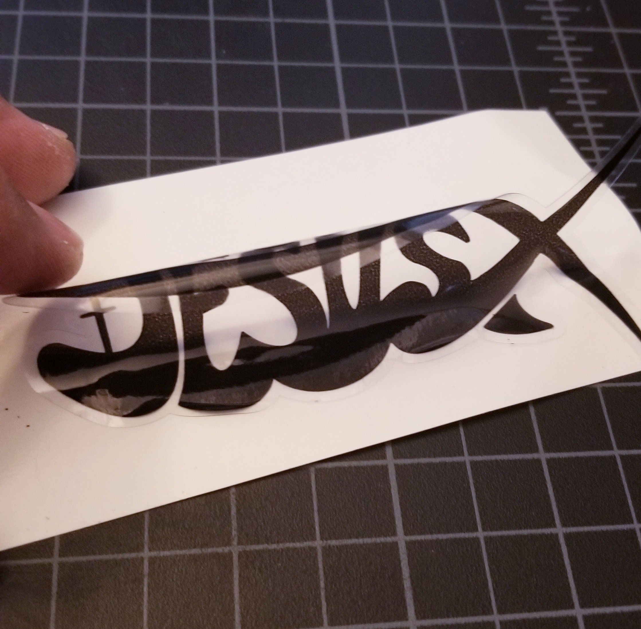 2 Pack Jesus Fish Sticker, Decal, Christian, Religious, God, Praying ...