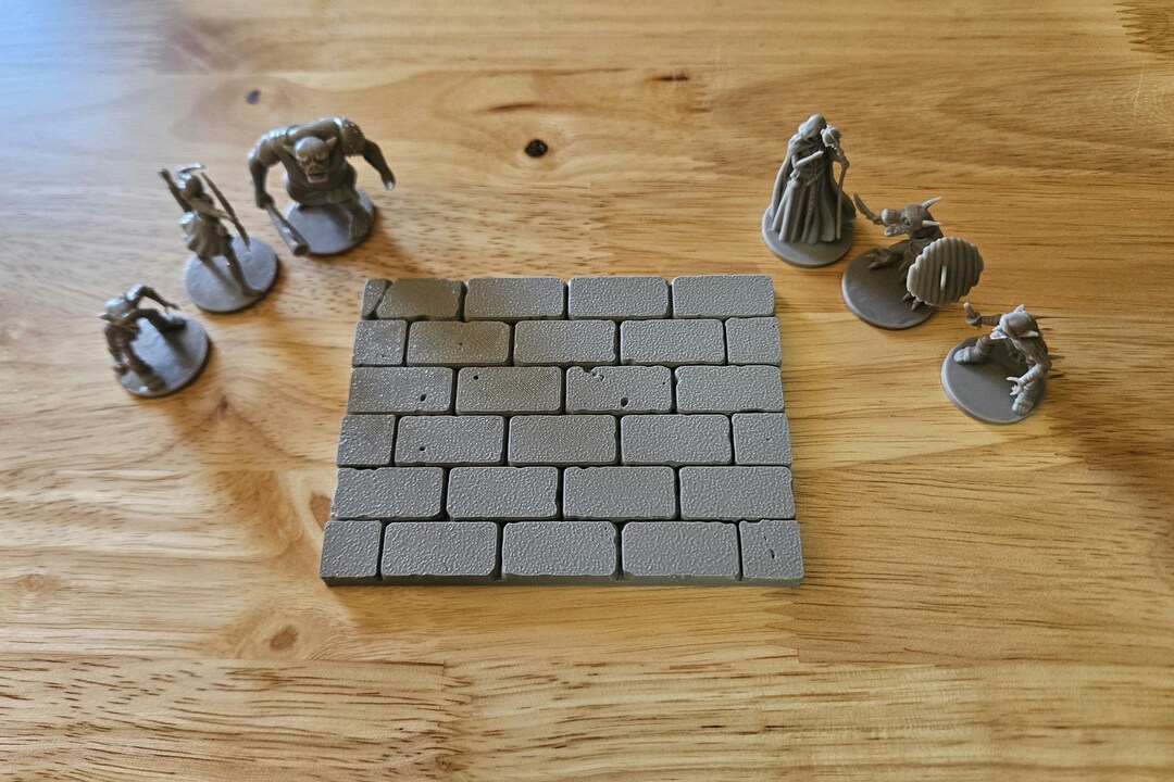 Modular Dungeon Tile - 4"x3"x1/4" - Choose From 3 Patterns - Pack of 6 ...