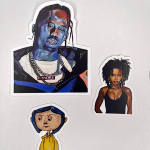 Travis Scott, Stickers, Laptop Stickers, Laptop, Vinyl Stickers, Die ...