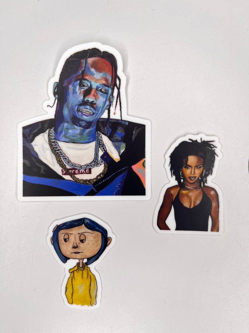 Travis Scott, Stickers, Laptop Stickers, Laptop, Vinyl Stickers, Die ...